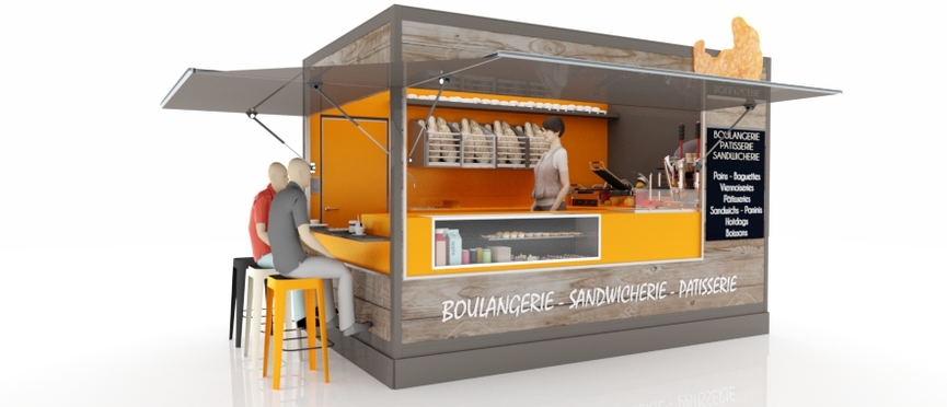 Fabricant de kiosques magasin - Caravi